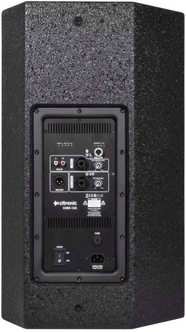 Citronic CUBA-12A Active PA Speaker with Bluetooth® & DSP